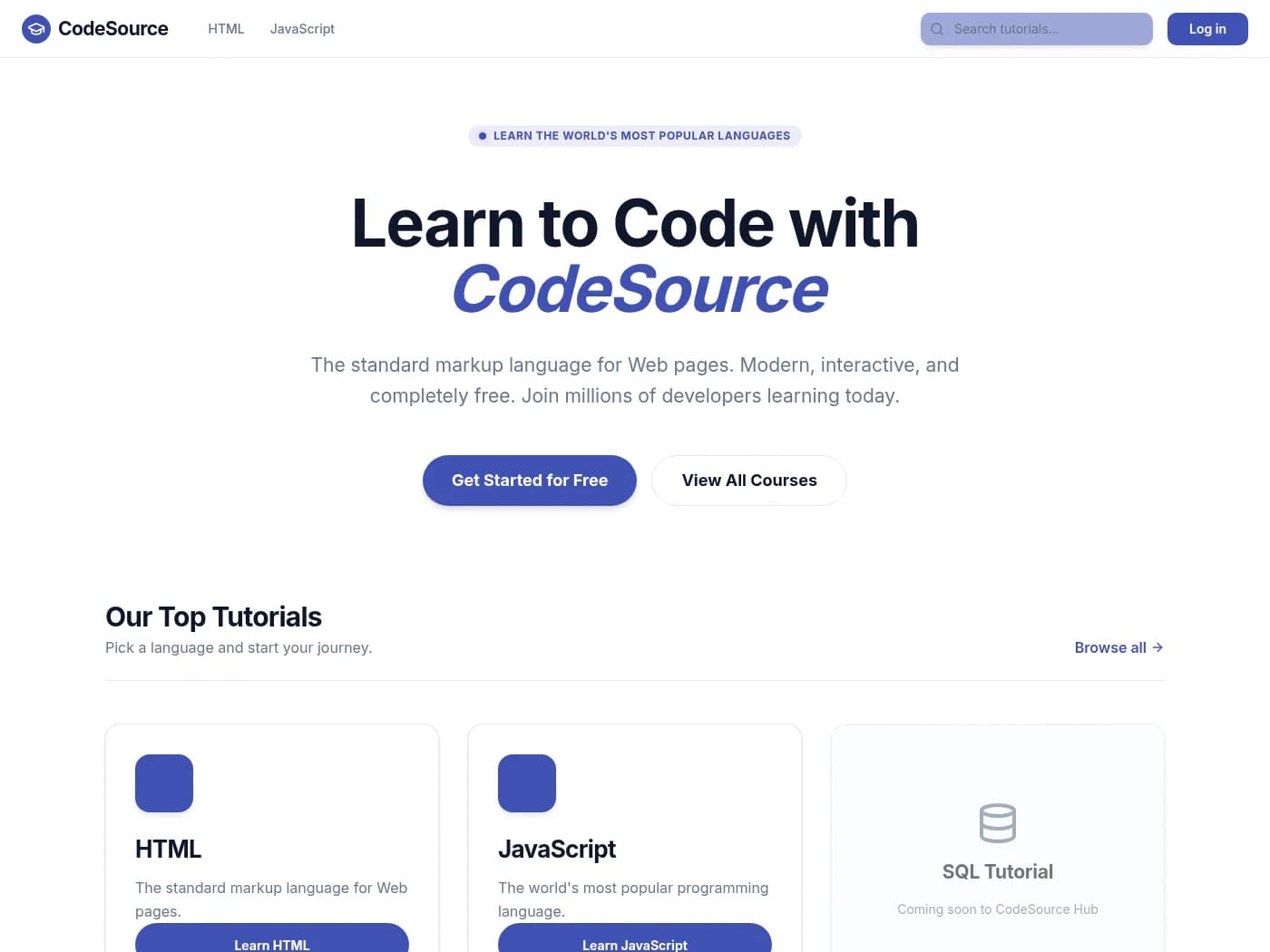 CodeSource Hub