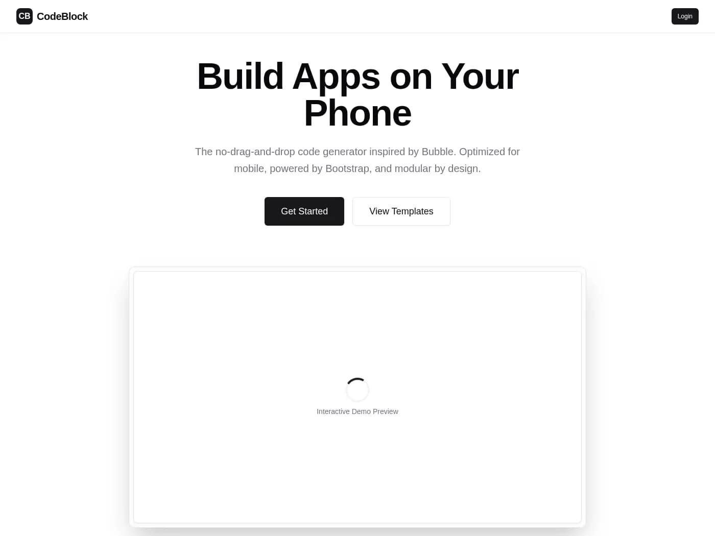 CodeBlock Builder