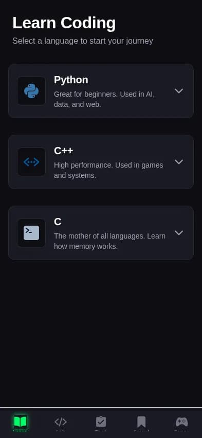 CodeBuddy Mobile UI