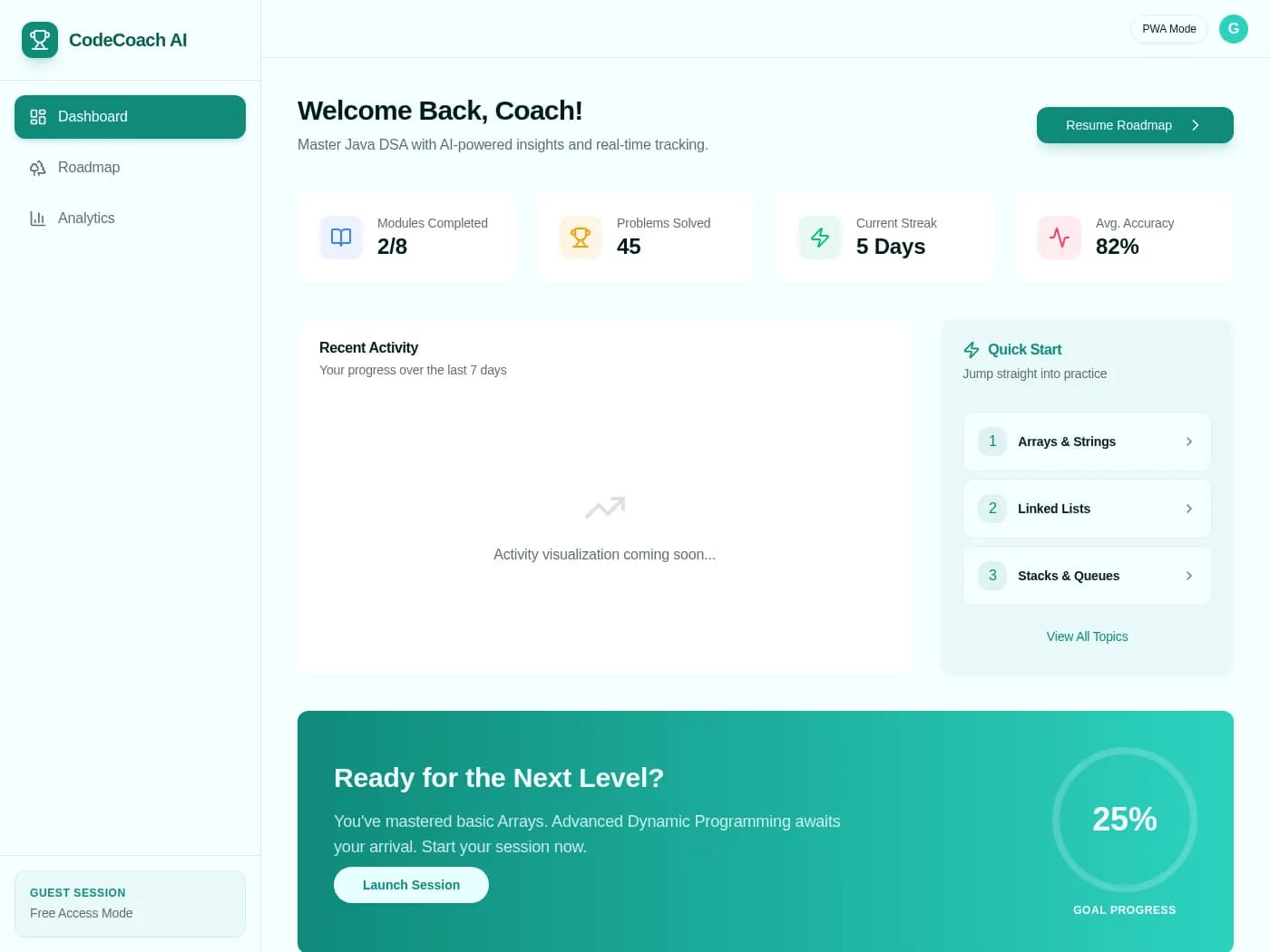 CodeCoach AI Java Trainer