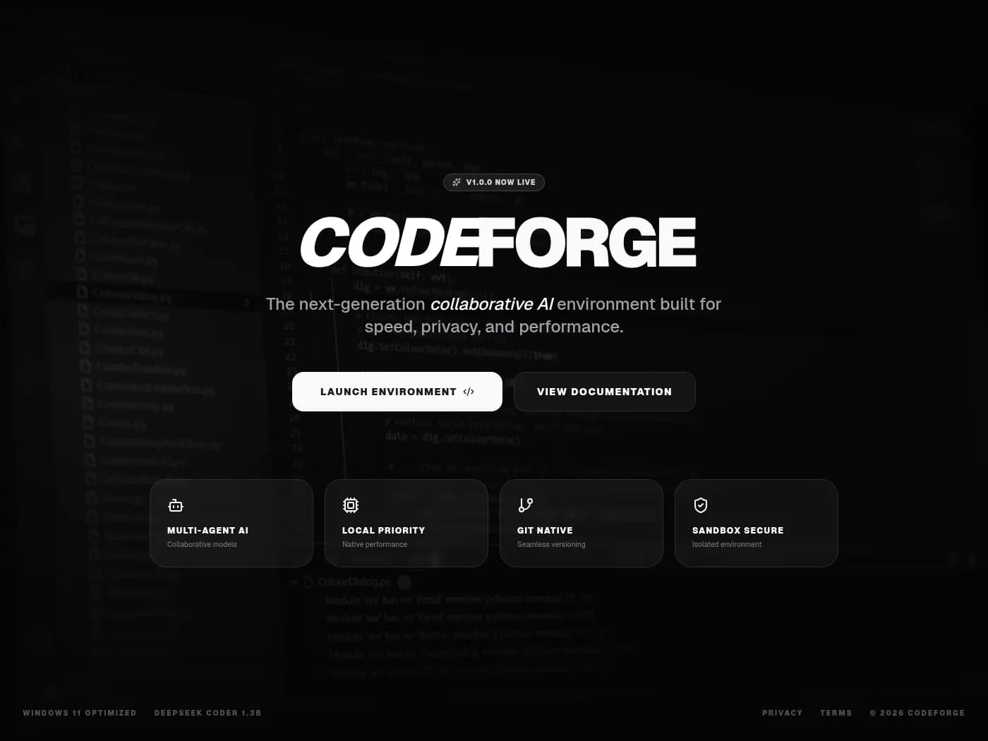 CodeForge IDE