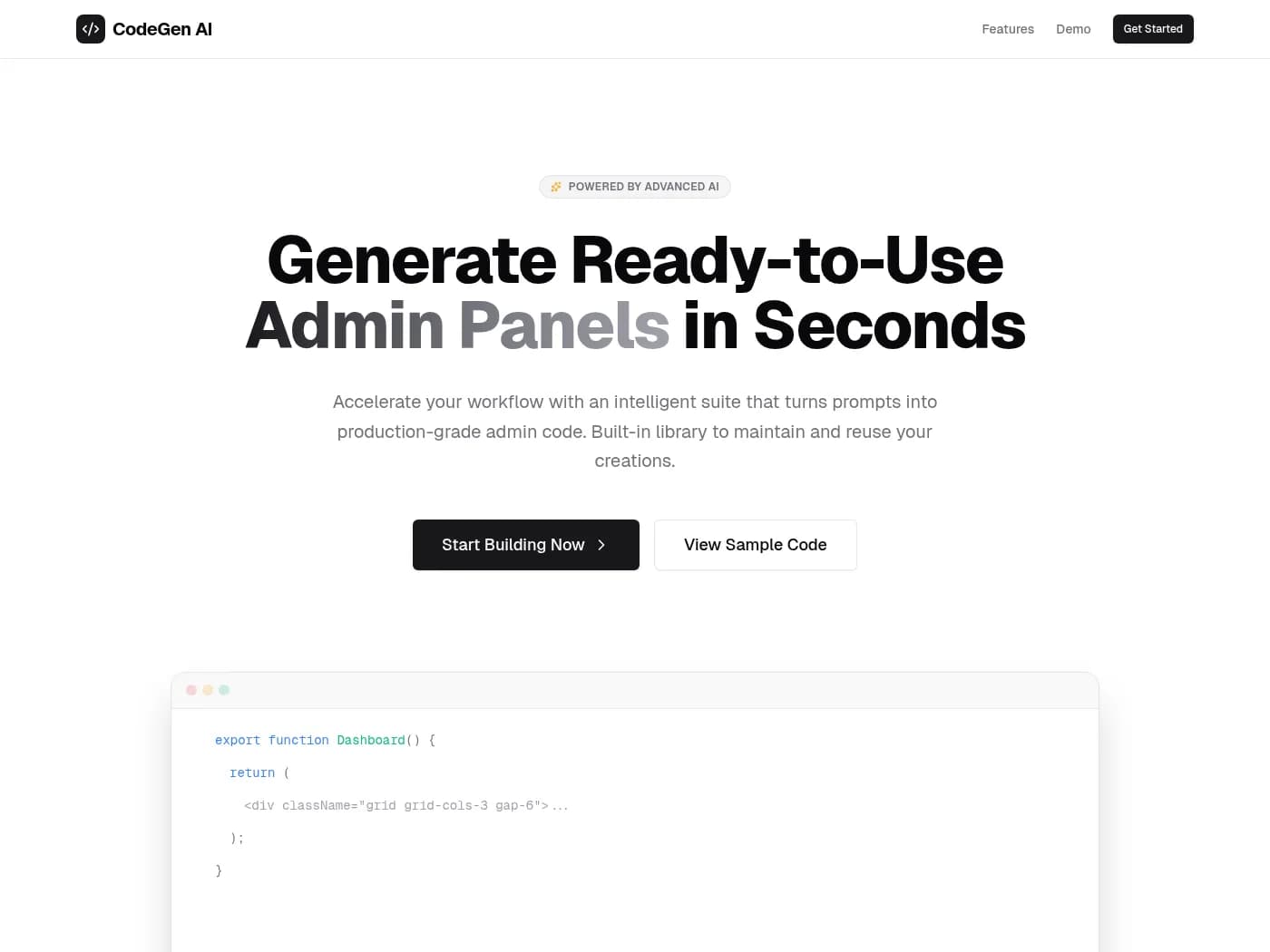 CodeGen AI Suite