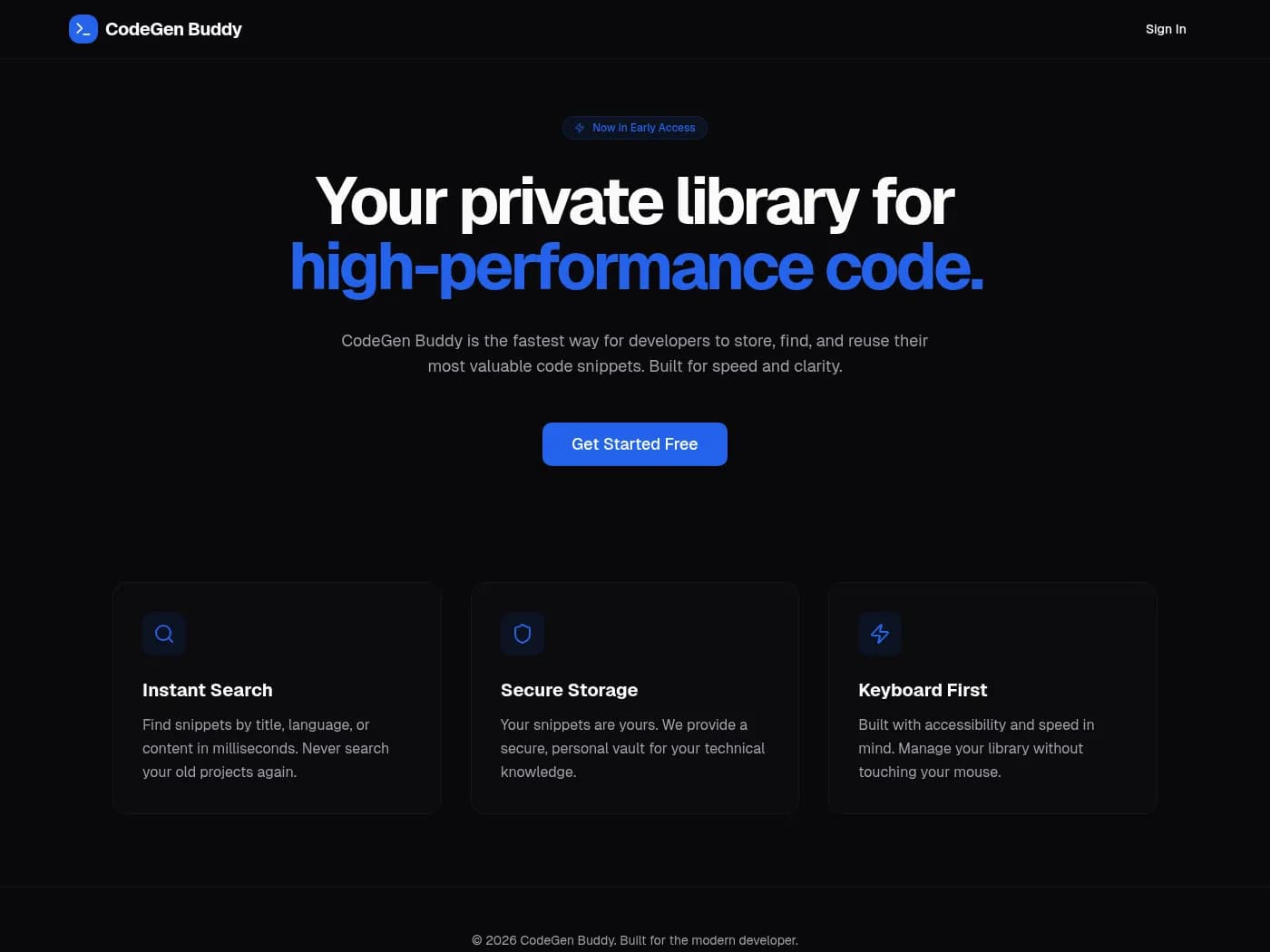 CodeGen Buddy