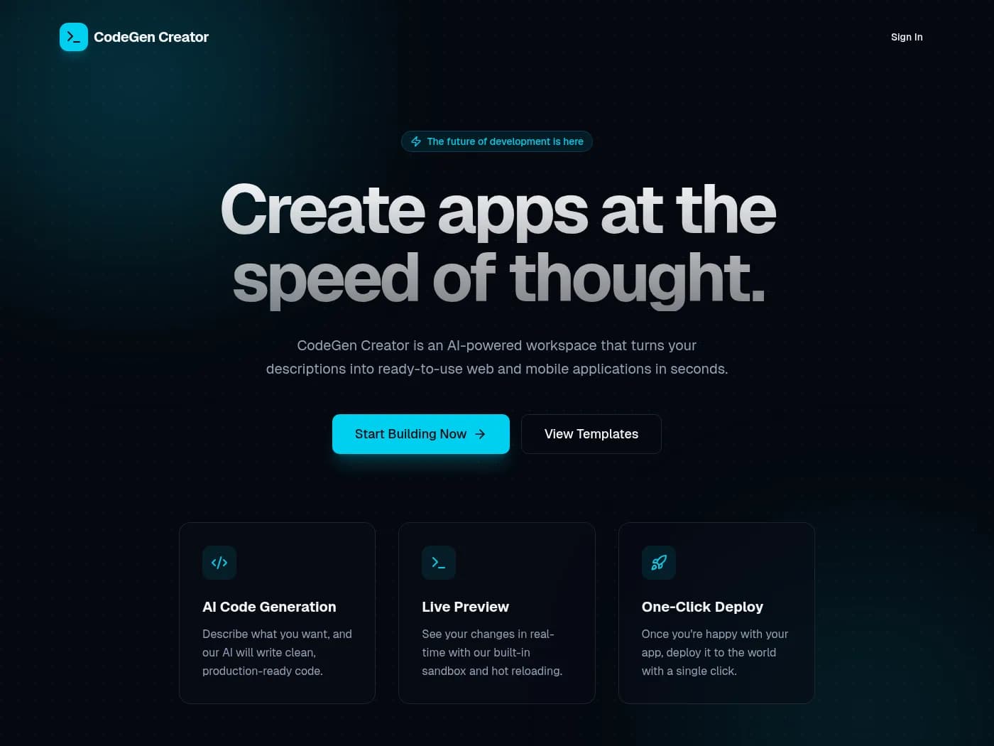 CodeGen Creator