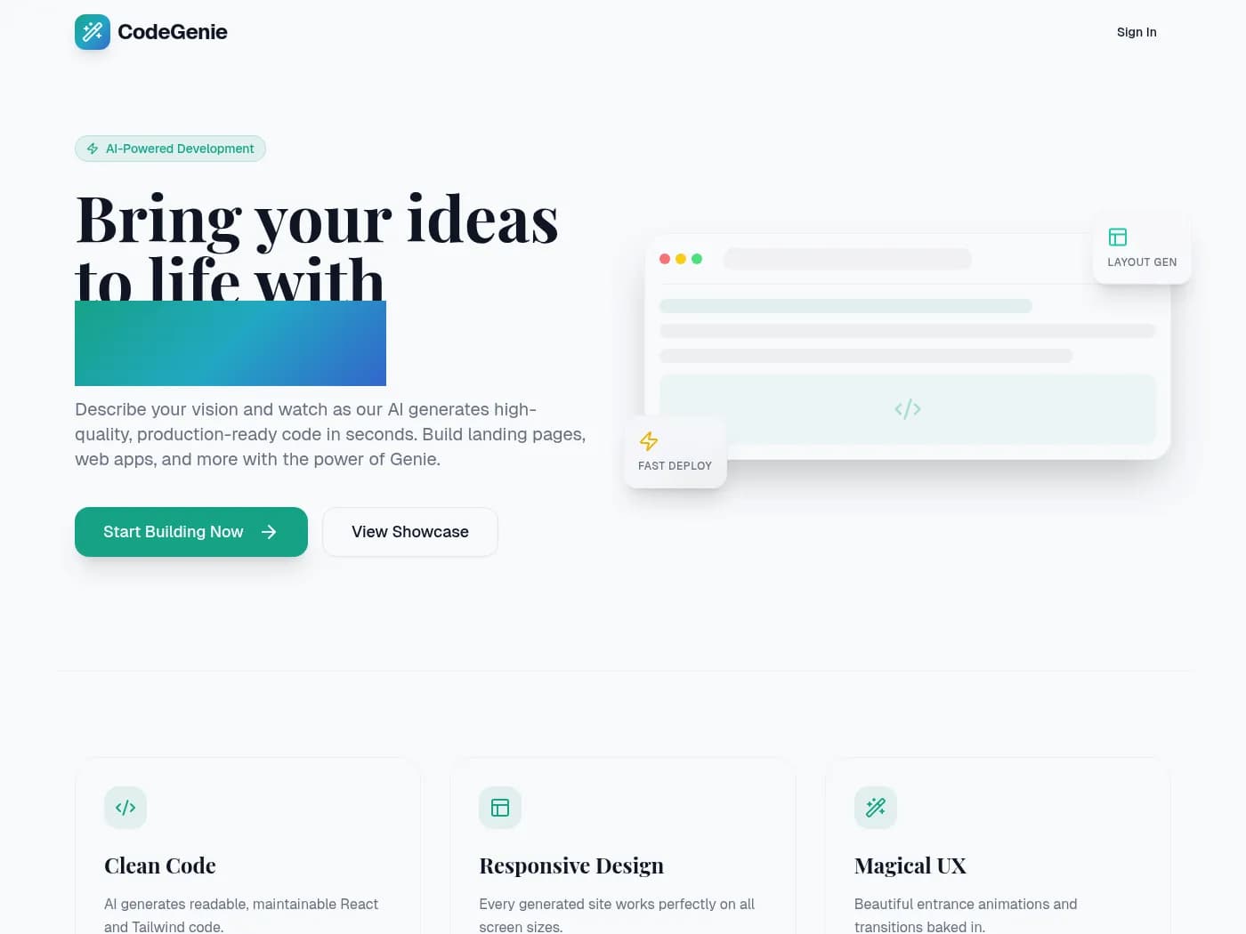CodeGenie App
