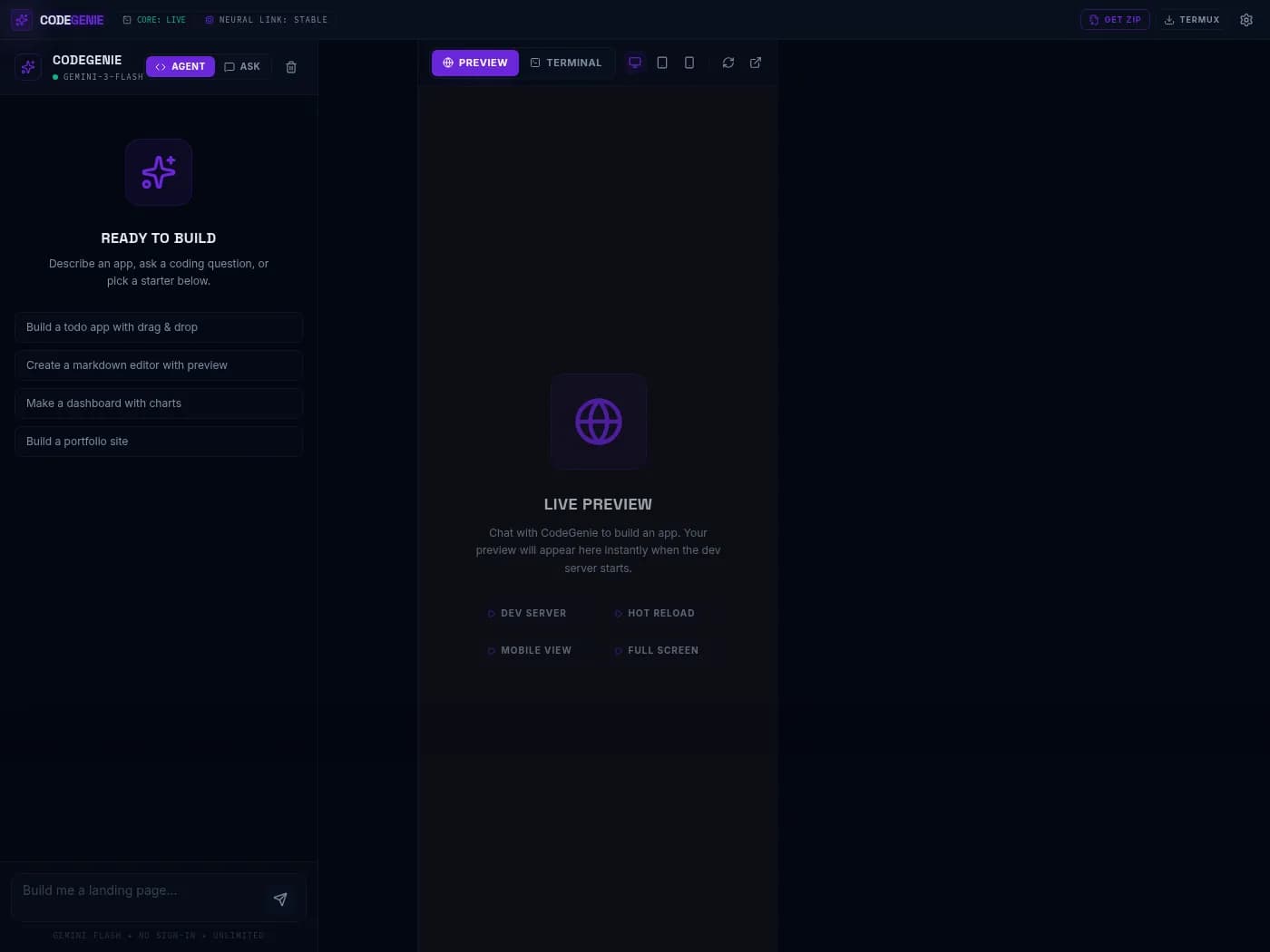 CodeGenie Studio