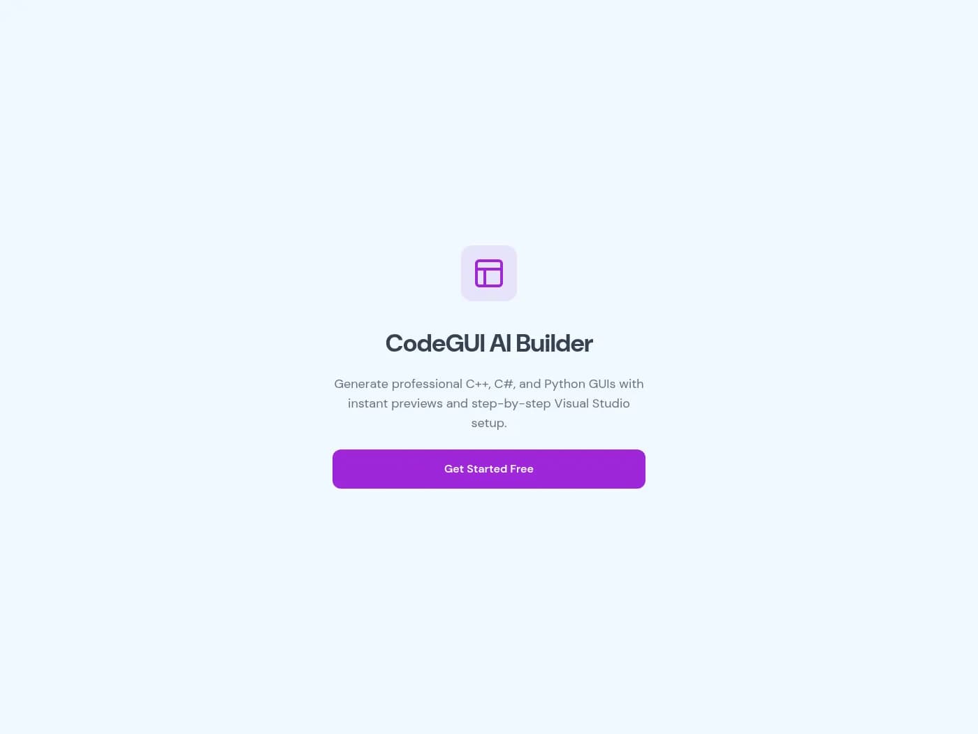 CodeGUI AI Builder