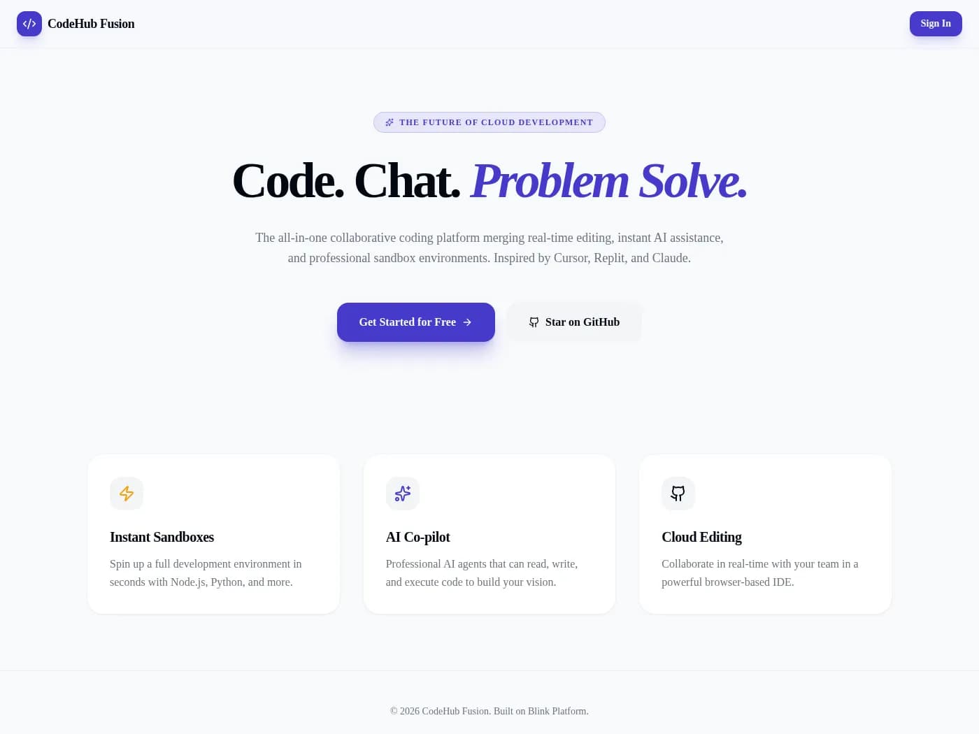 CodeHub Fusion