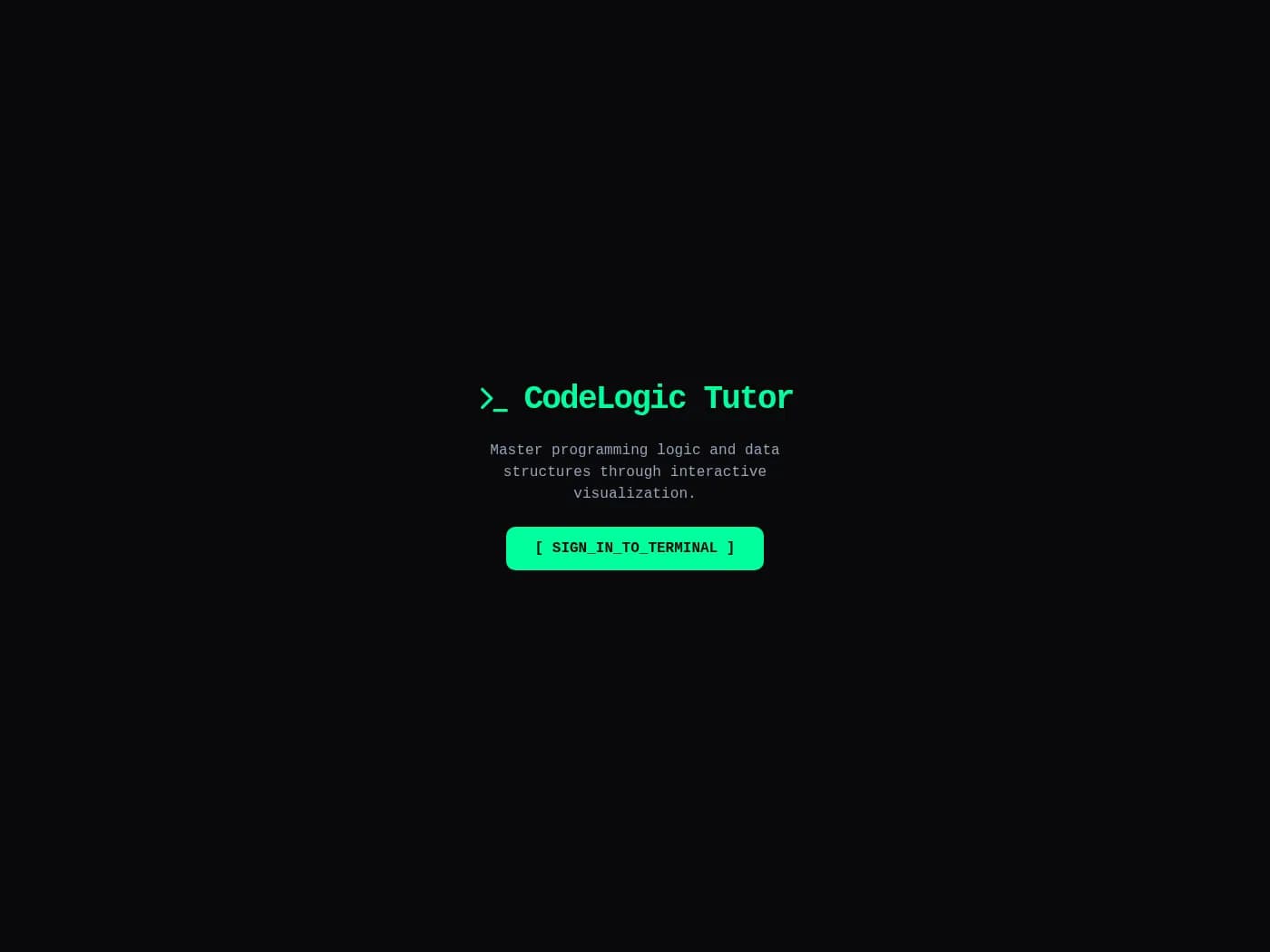 CodeLogic Tutor