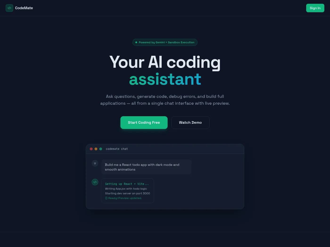 CodeMate Assistant