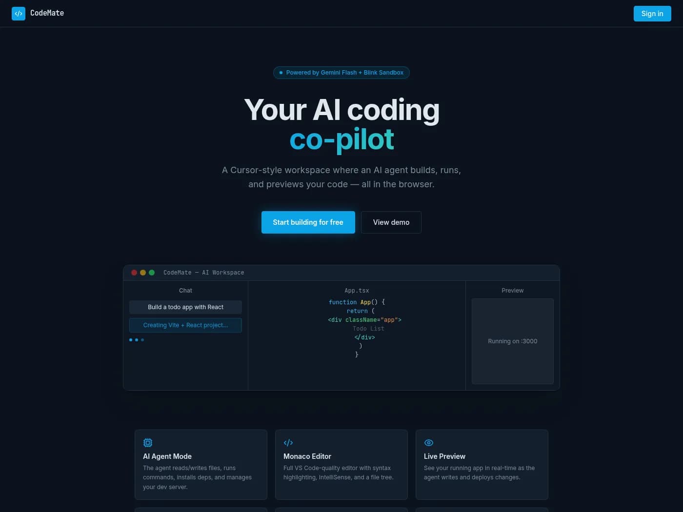 CodeMate Workspace