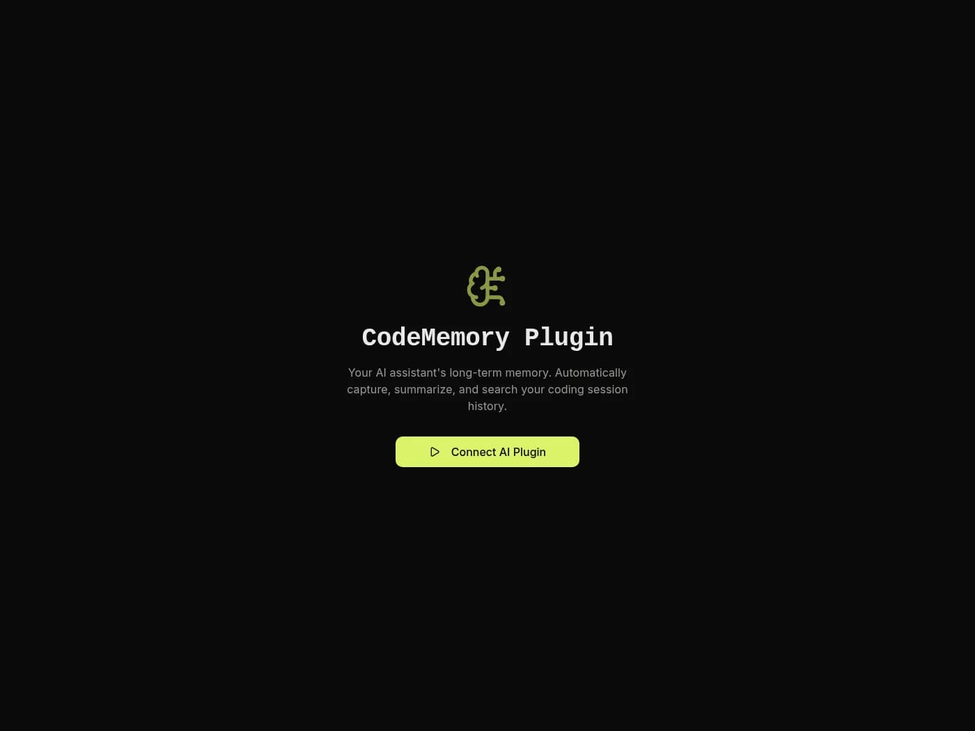 CodeMemory Plugin