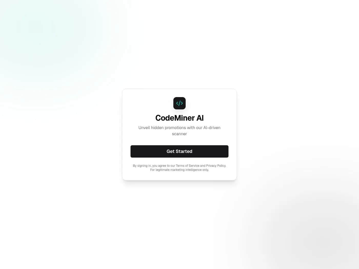 CodeMiner AI Scanner