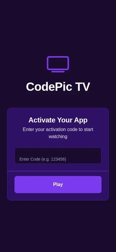 CodePic TV App