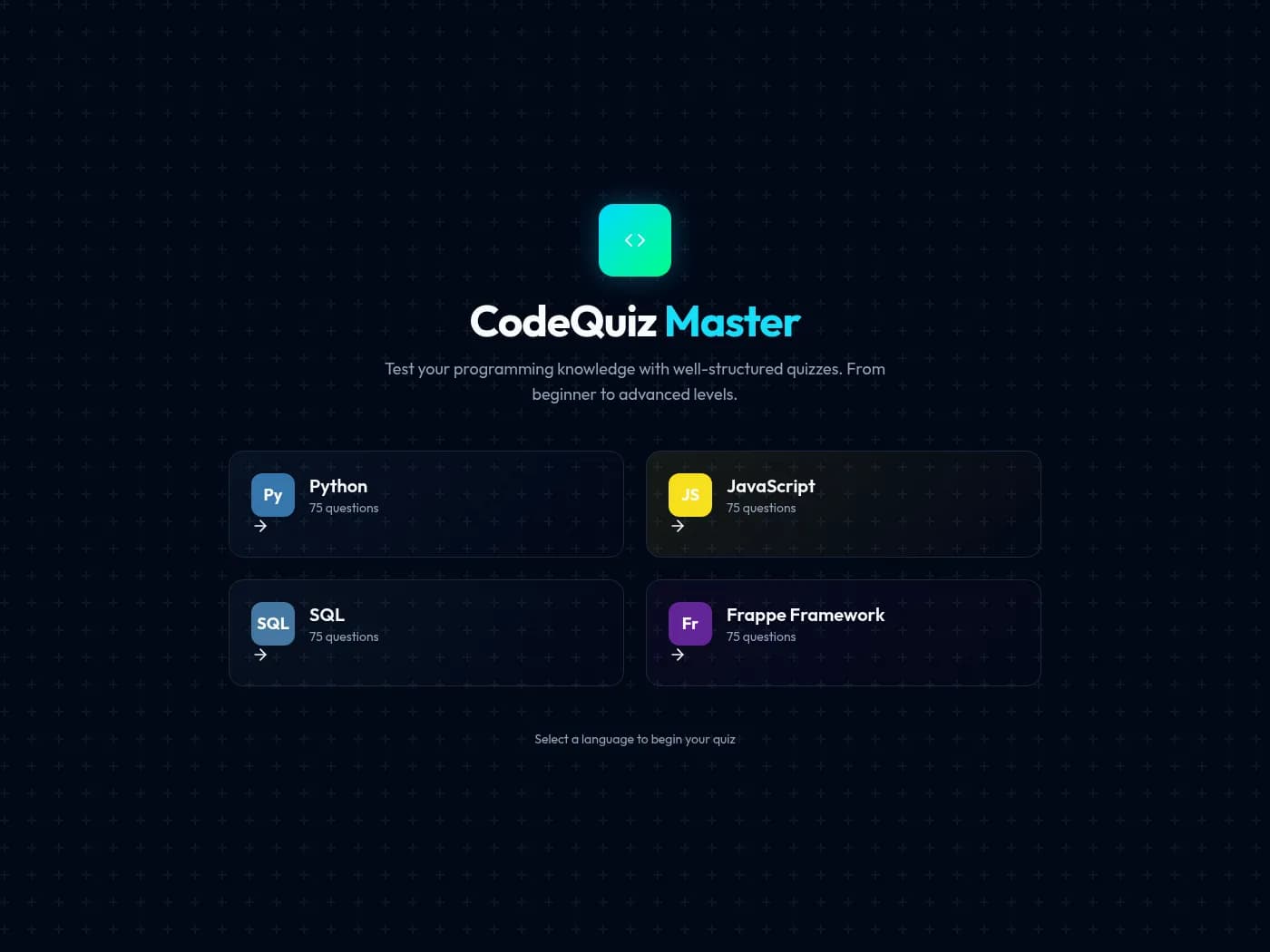 CodeQuiz Master