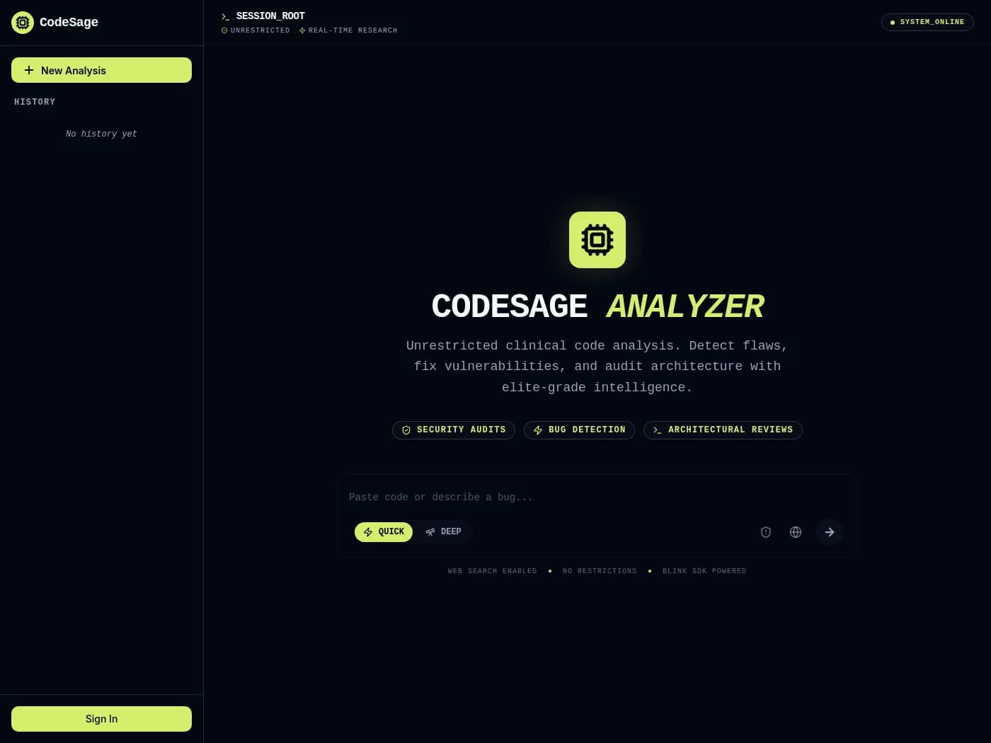 CodeSage Analyzer