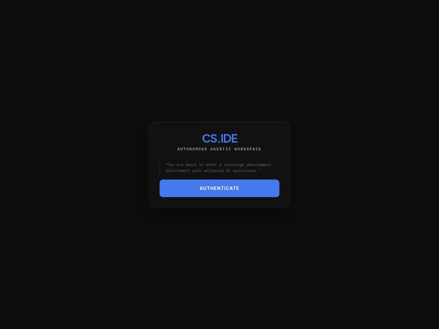 CodeSovereign IDE