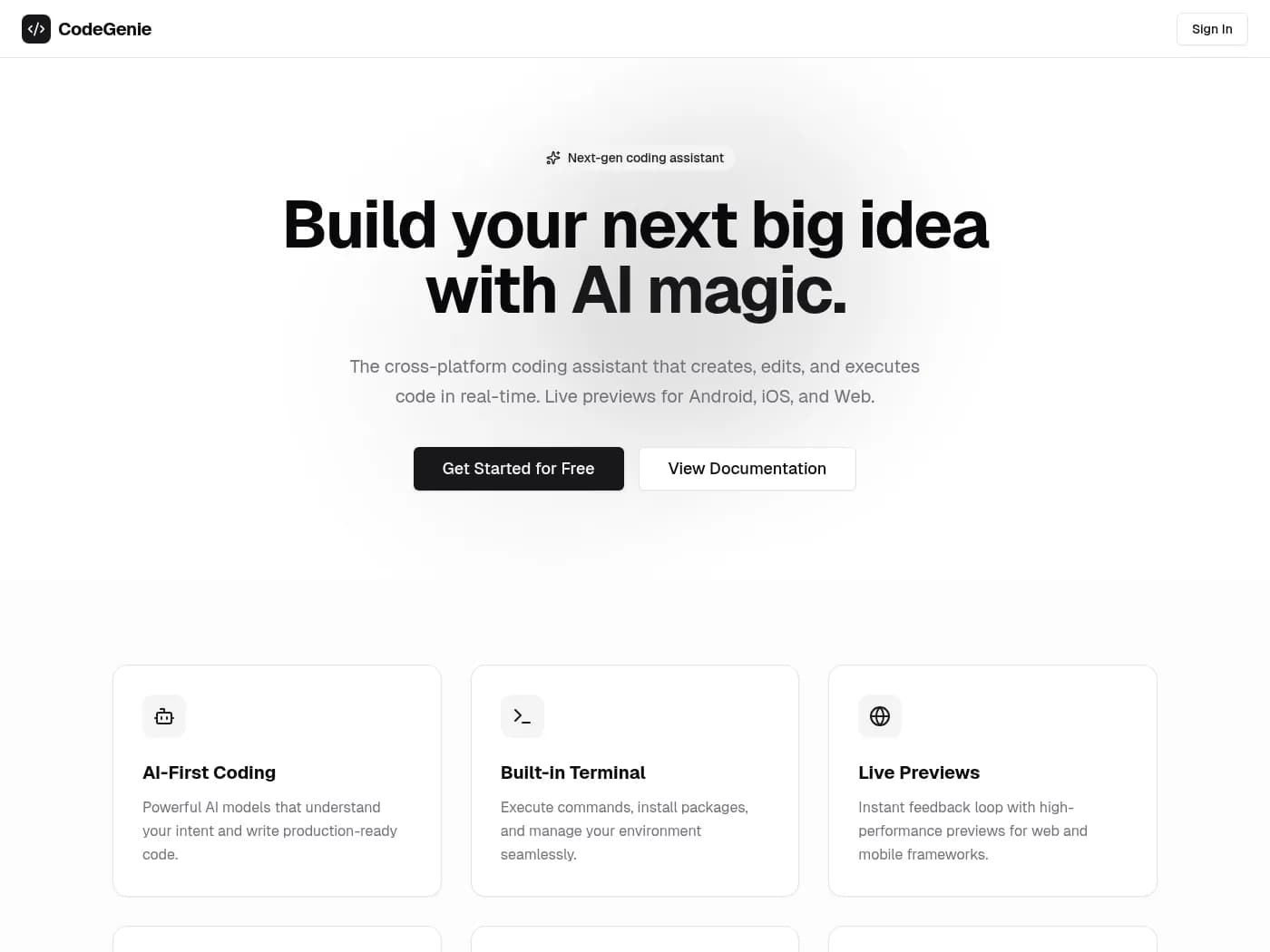 CodeGenie Assistant