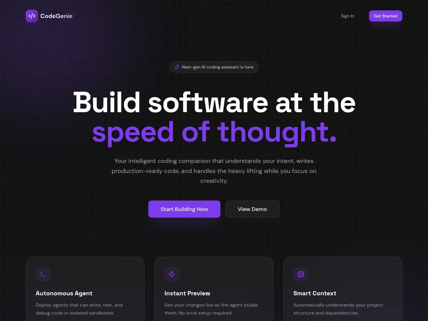 CodeGenie Agent
