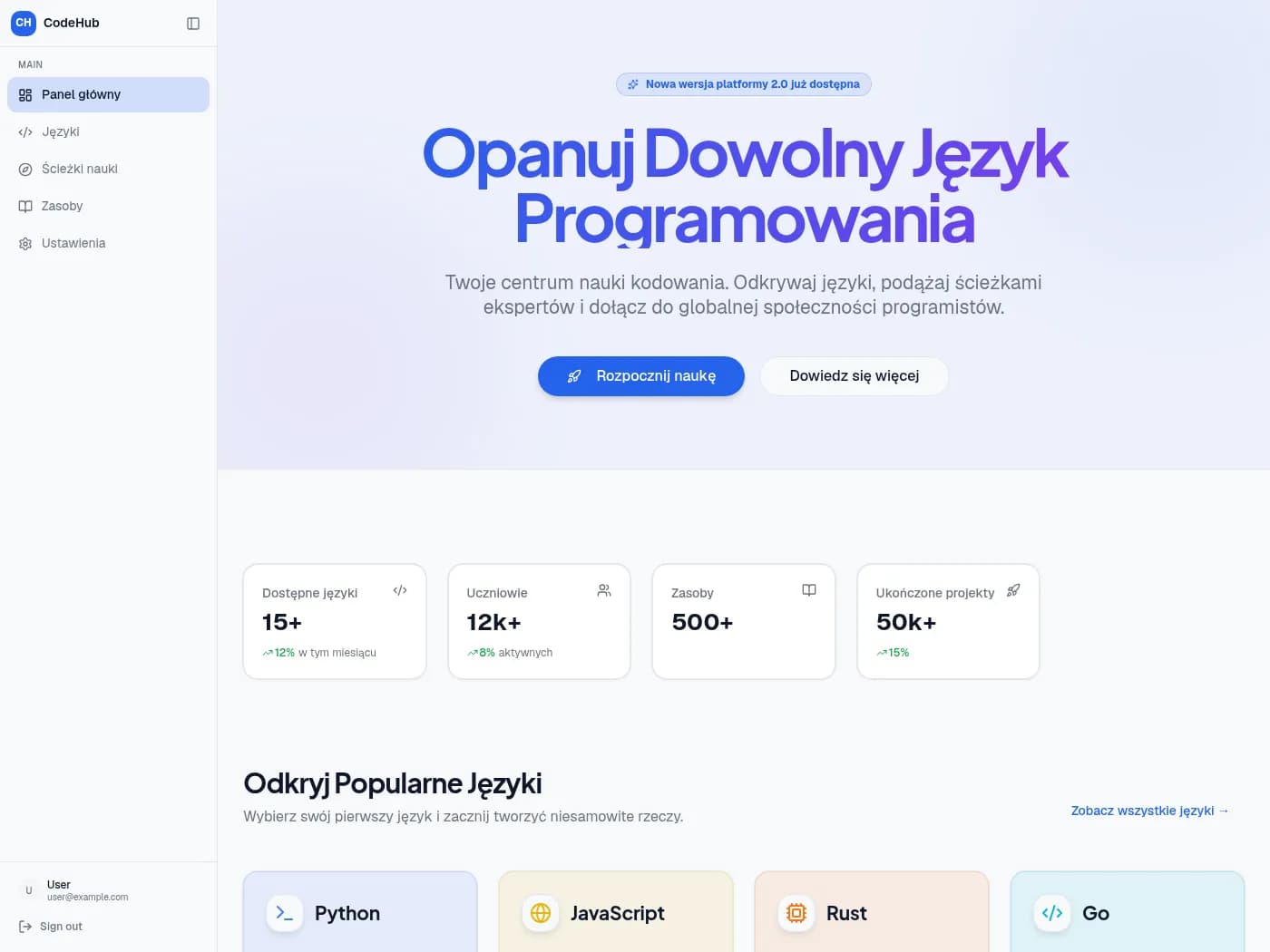 Code Multi-Language Hub