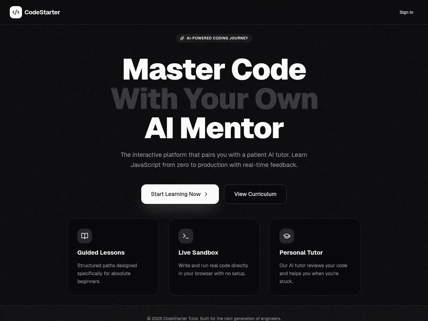 CodeStarter Tutor