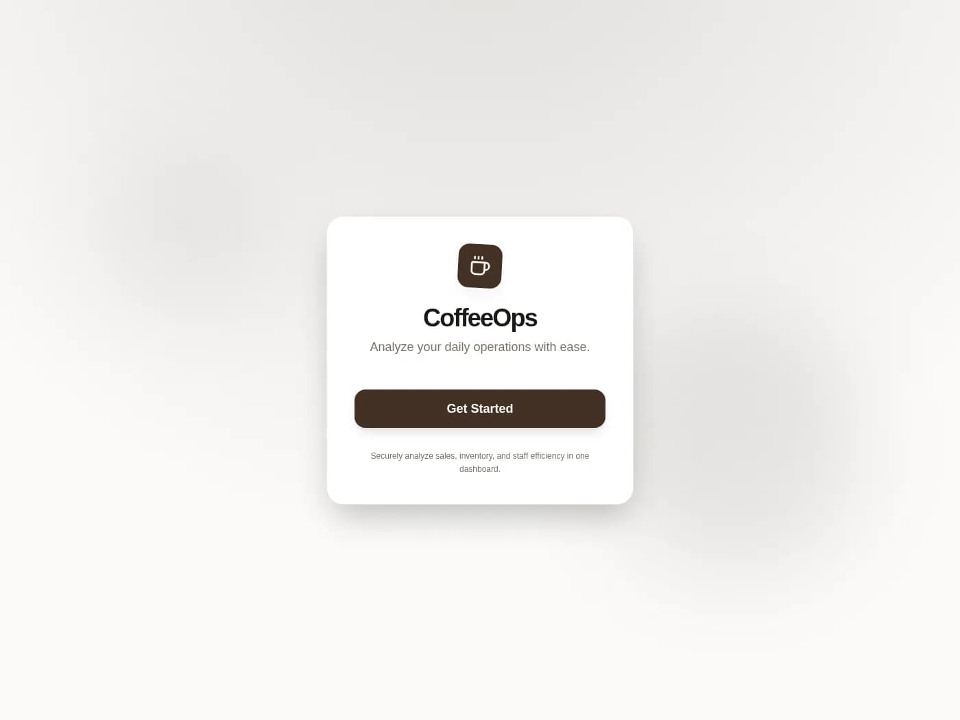 Coffee Ops Analyzer