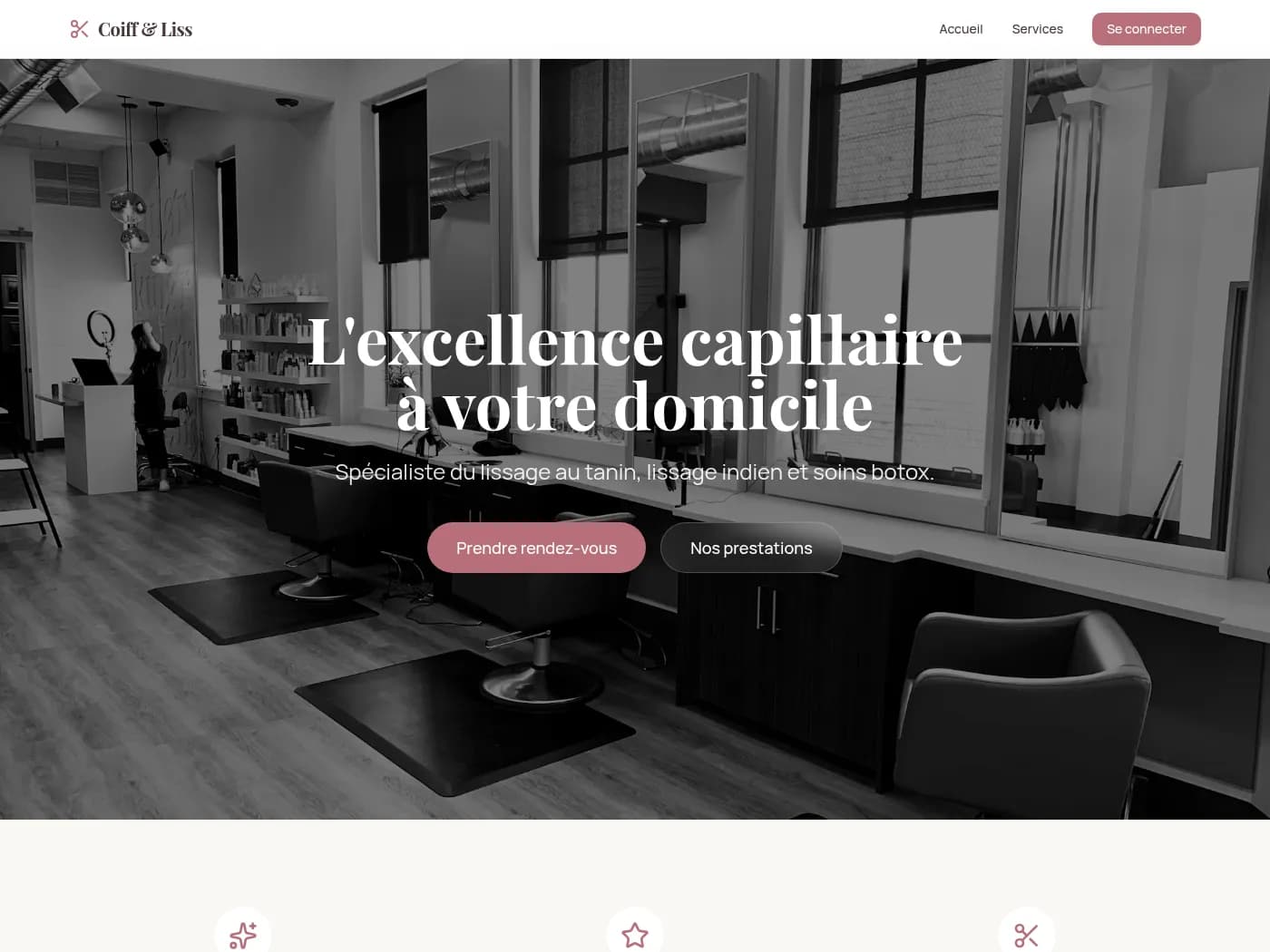 Coiff & Liss Booking App