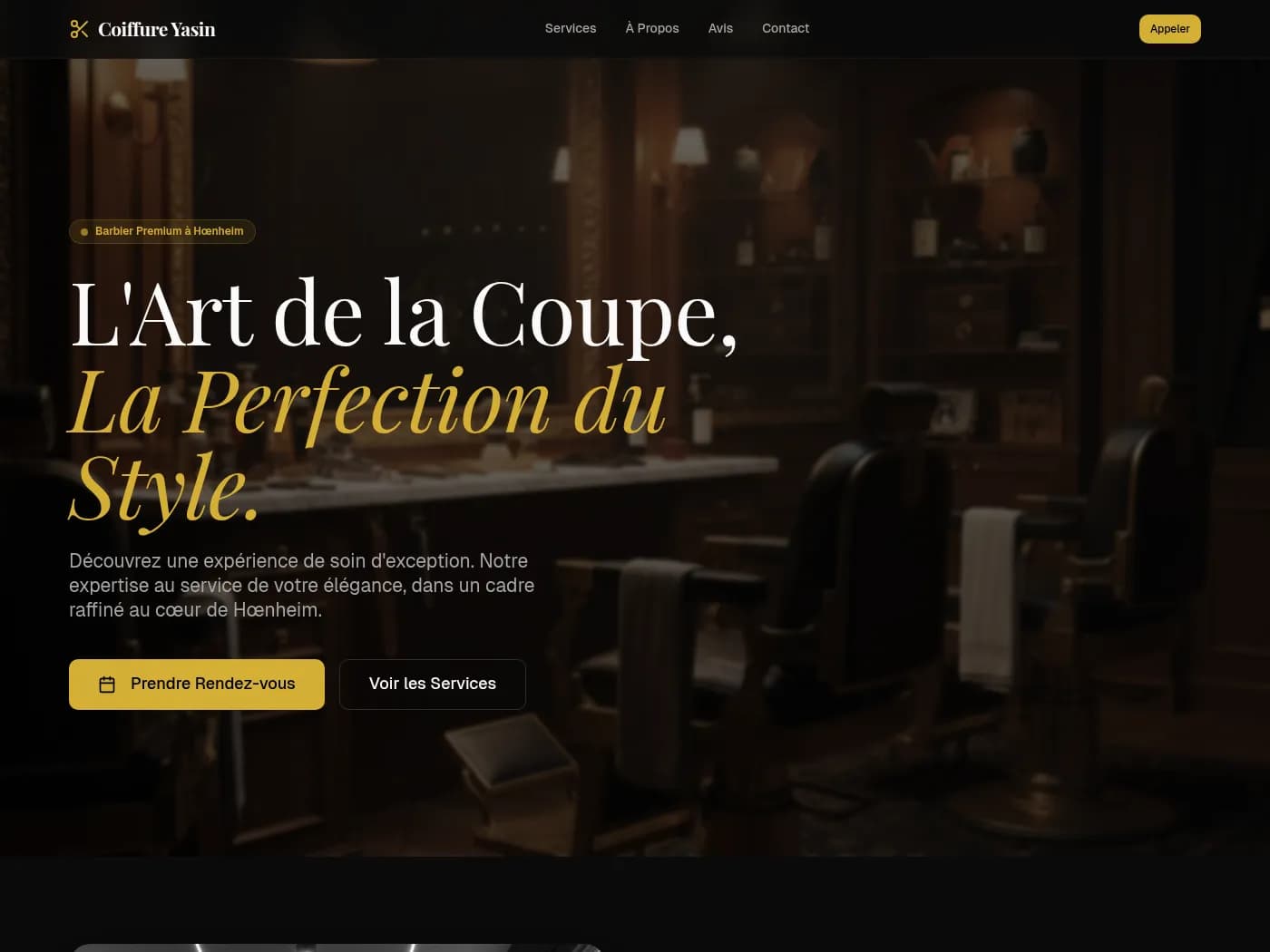 Coiffure Yasin Web Presence
