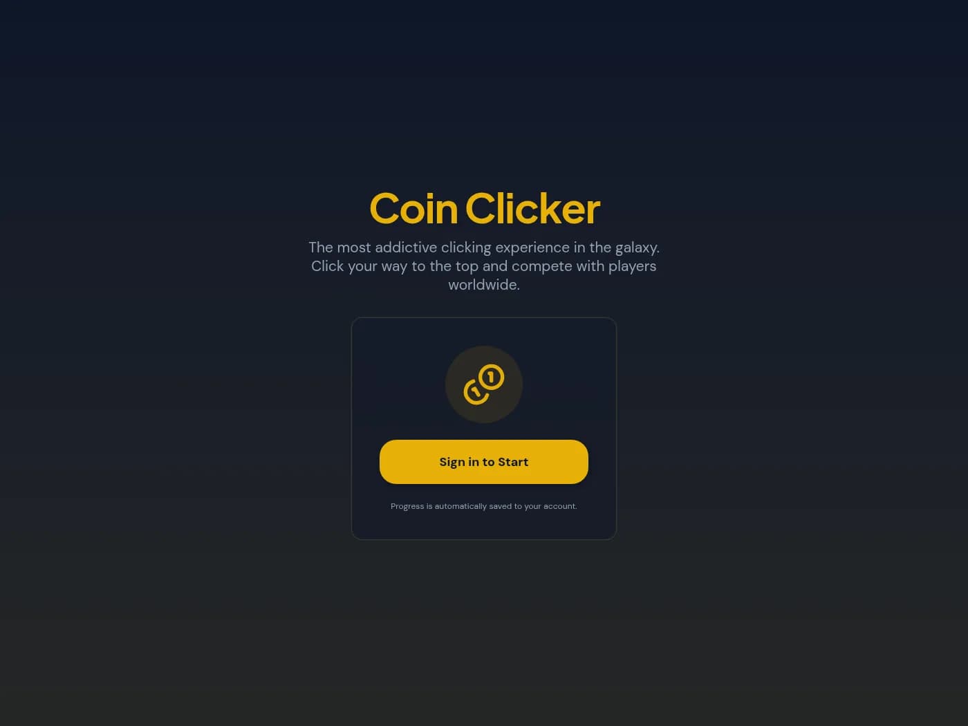 Coin Clicker Game