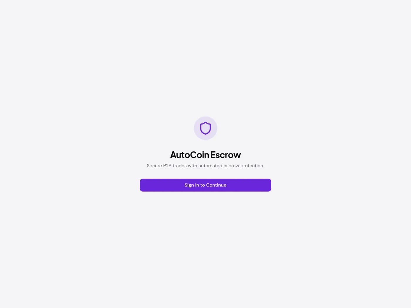 AutoCoin Escrow Platform
