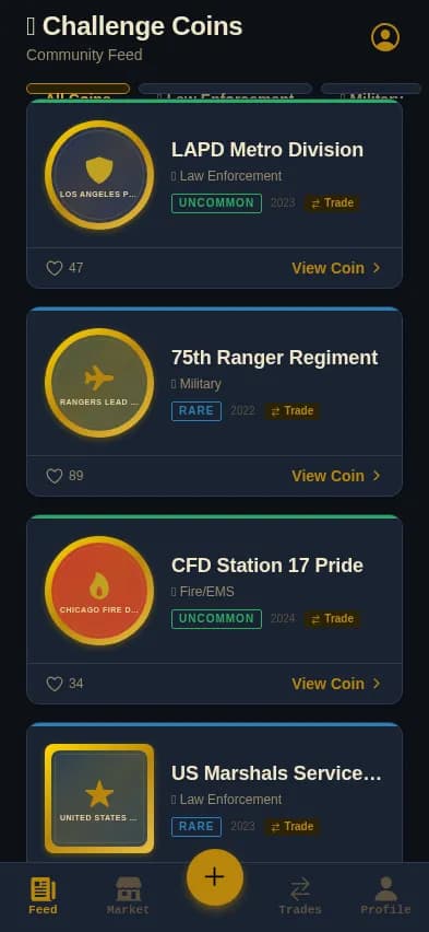Coin trade