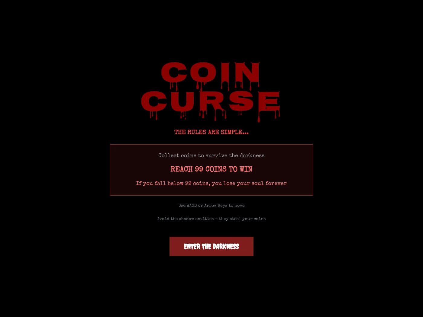 Coin Survival Horror Game