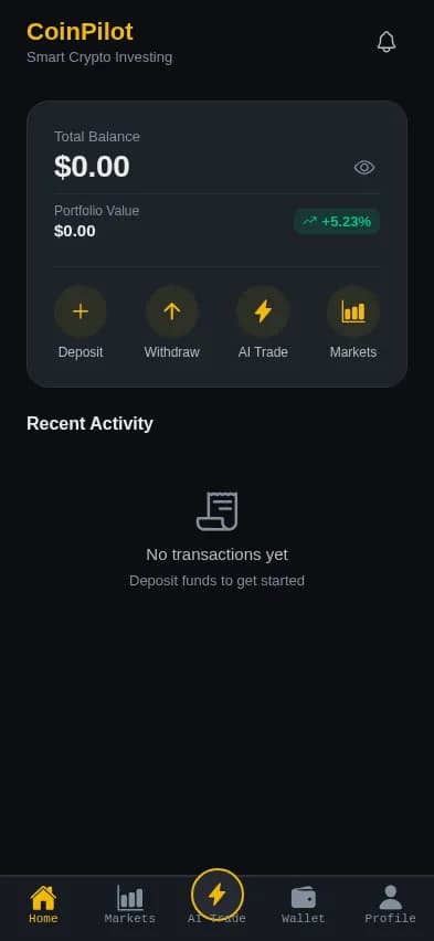 CoinPilot AI Invest