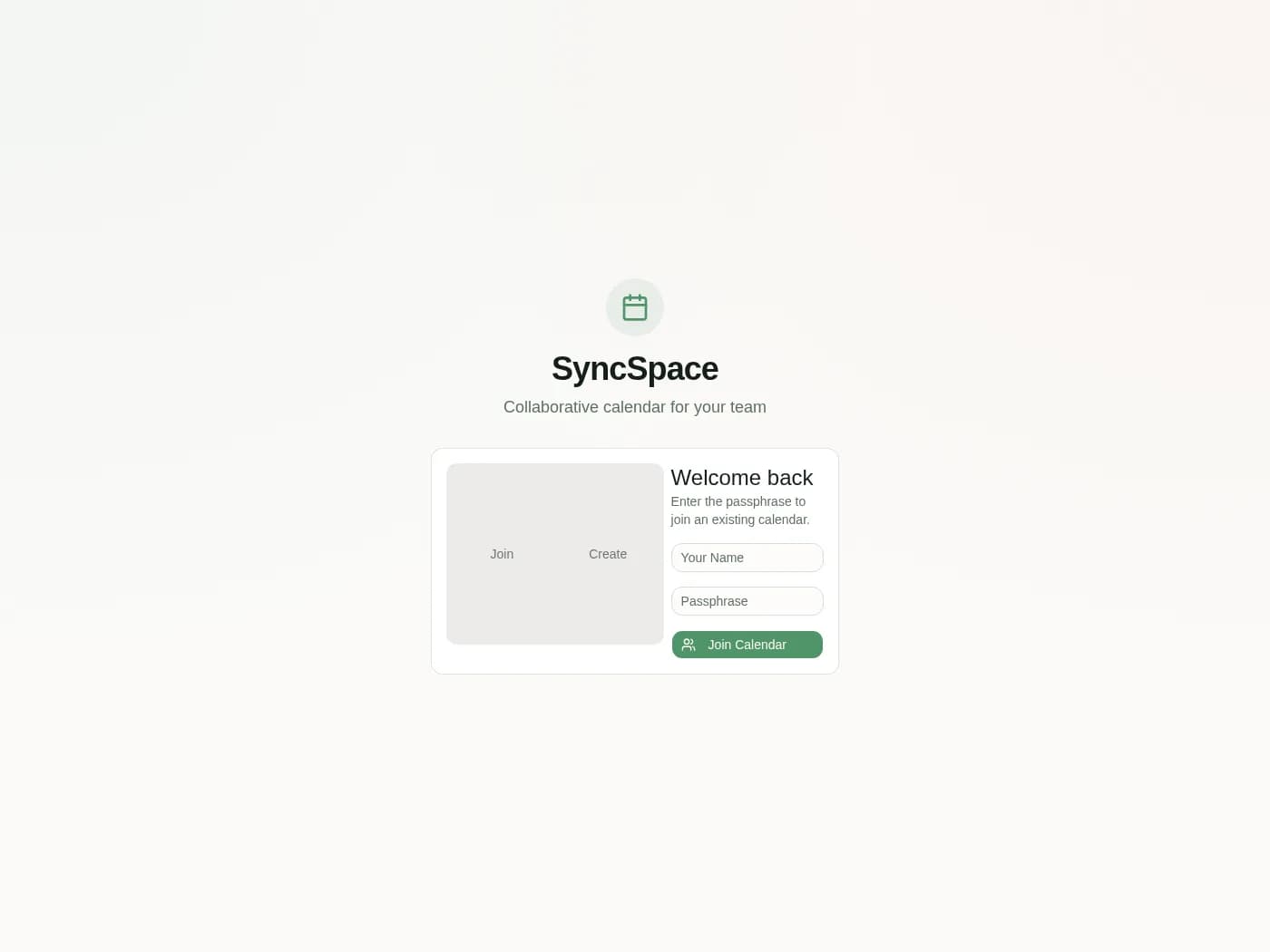 Collaborative Calendar Flow