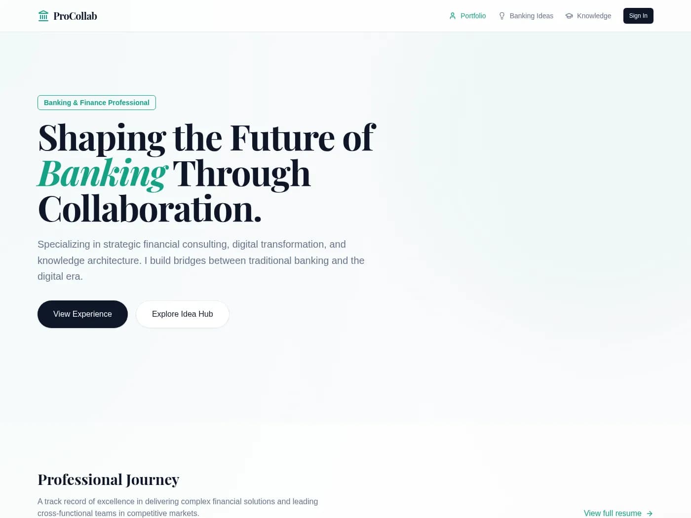 ProCollab Portfolio