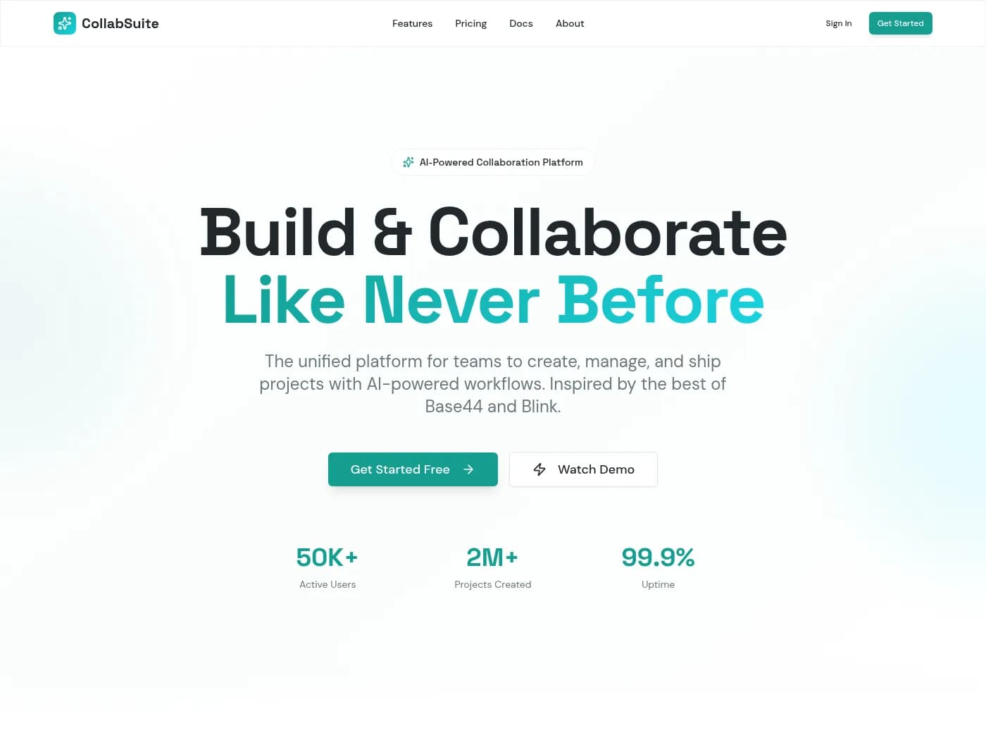 Blink-Style Collaboration Suite
