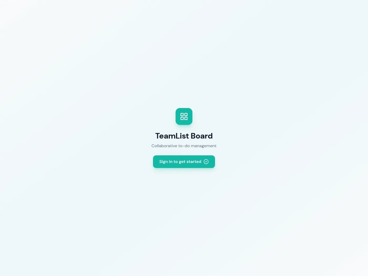 TeamList Board