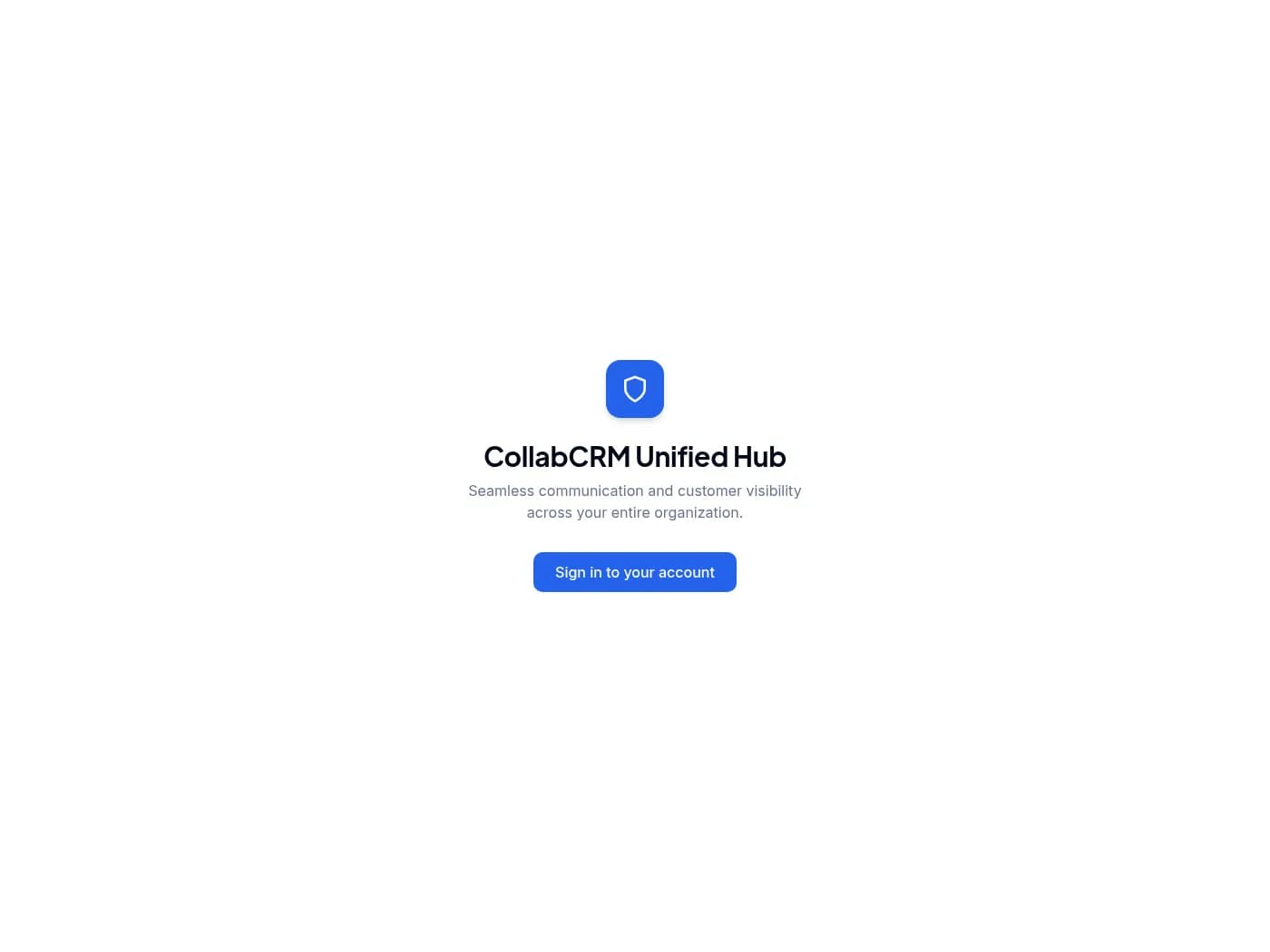 CollabCRM Unified Hub