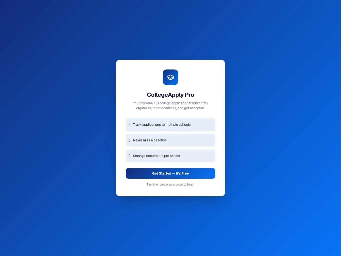 CollegeApply Pro