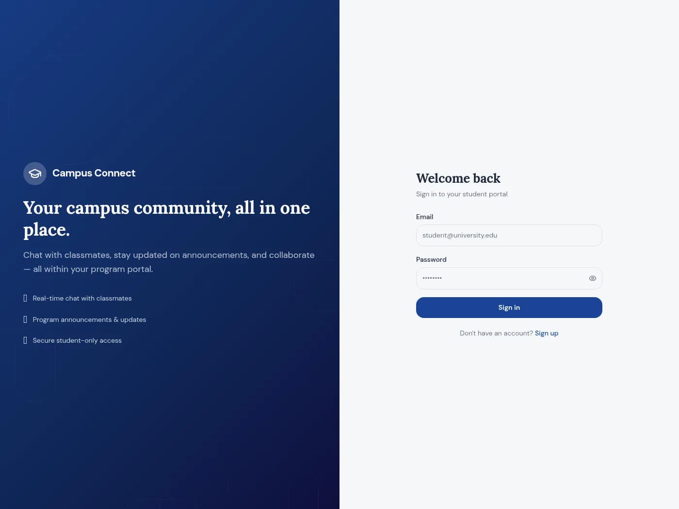 Campus Connect Portal