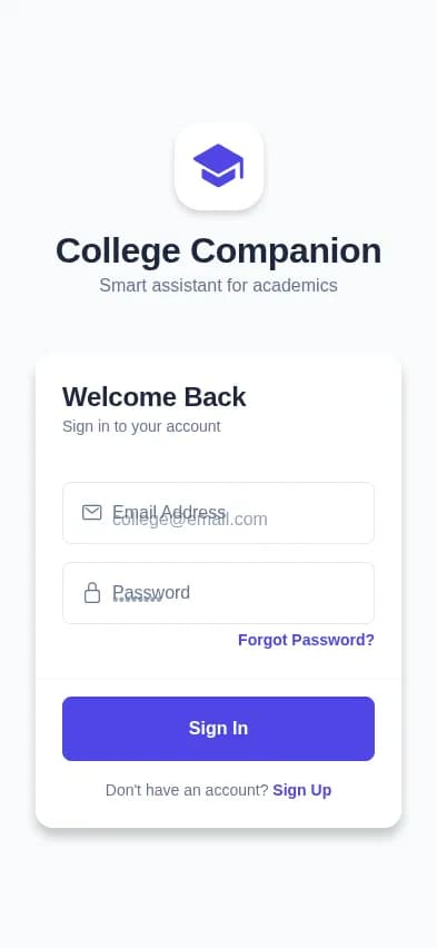 College Companion AI