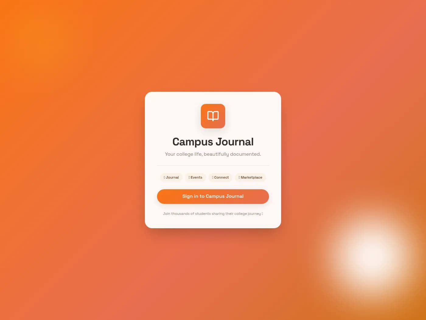 College Journal Hub