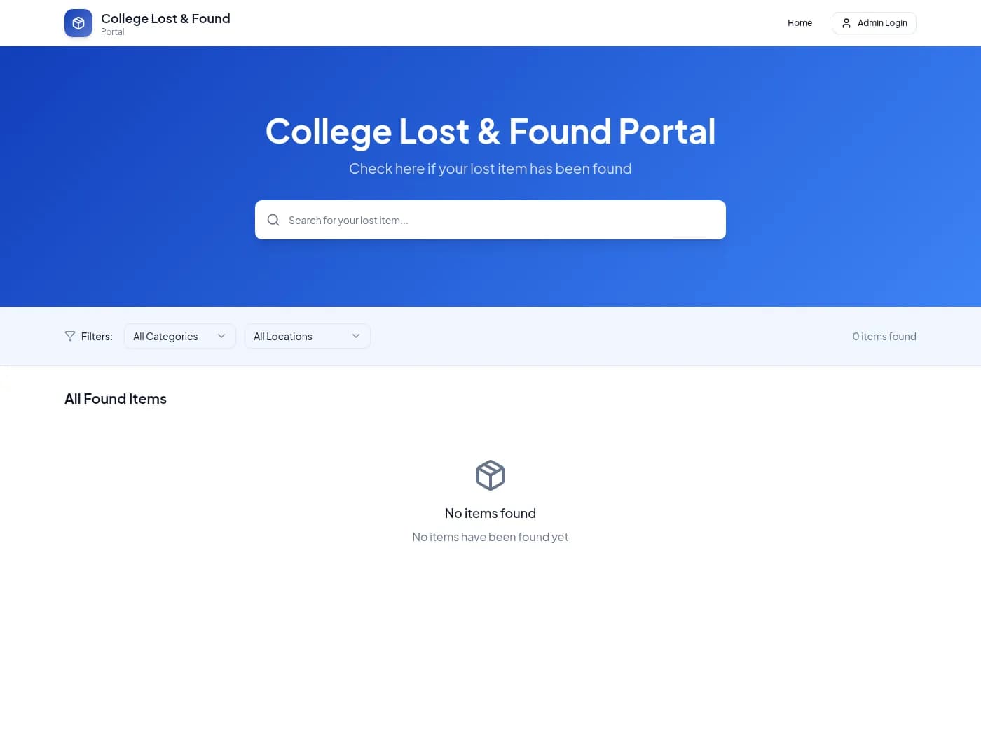 College Lost & Found
