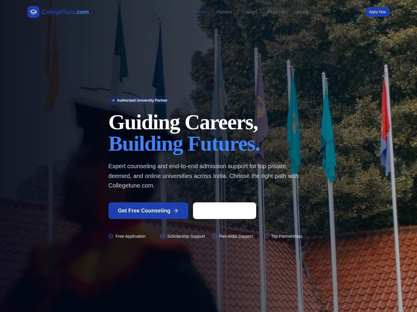 Collegetune LeadGen Website