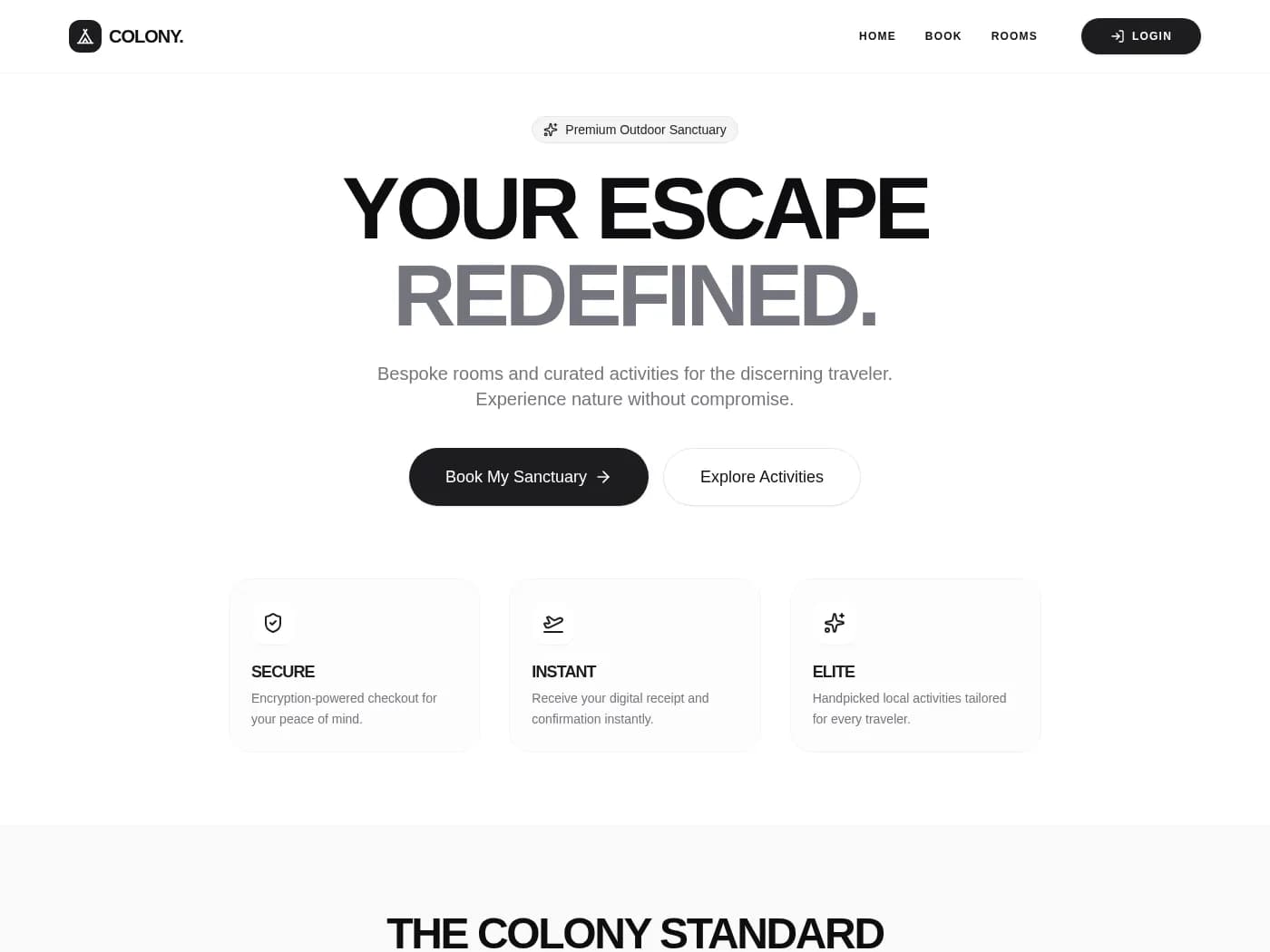 Colony Booking Portal