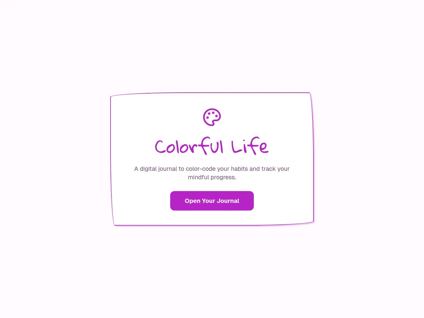 Colorful Life Journal