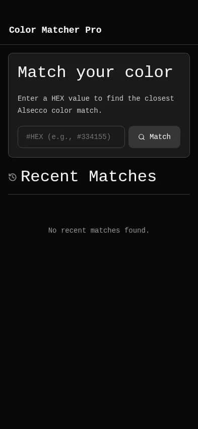 Color Matcher Pro