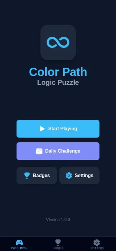 Color Path Puzzle