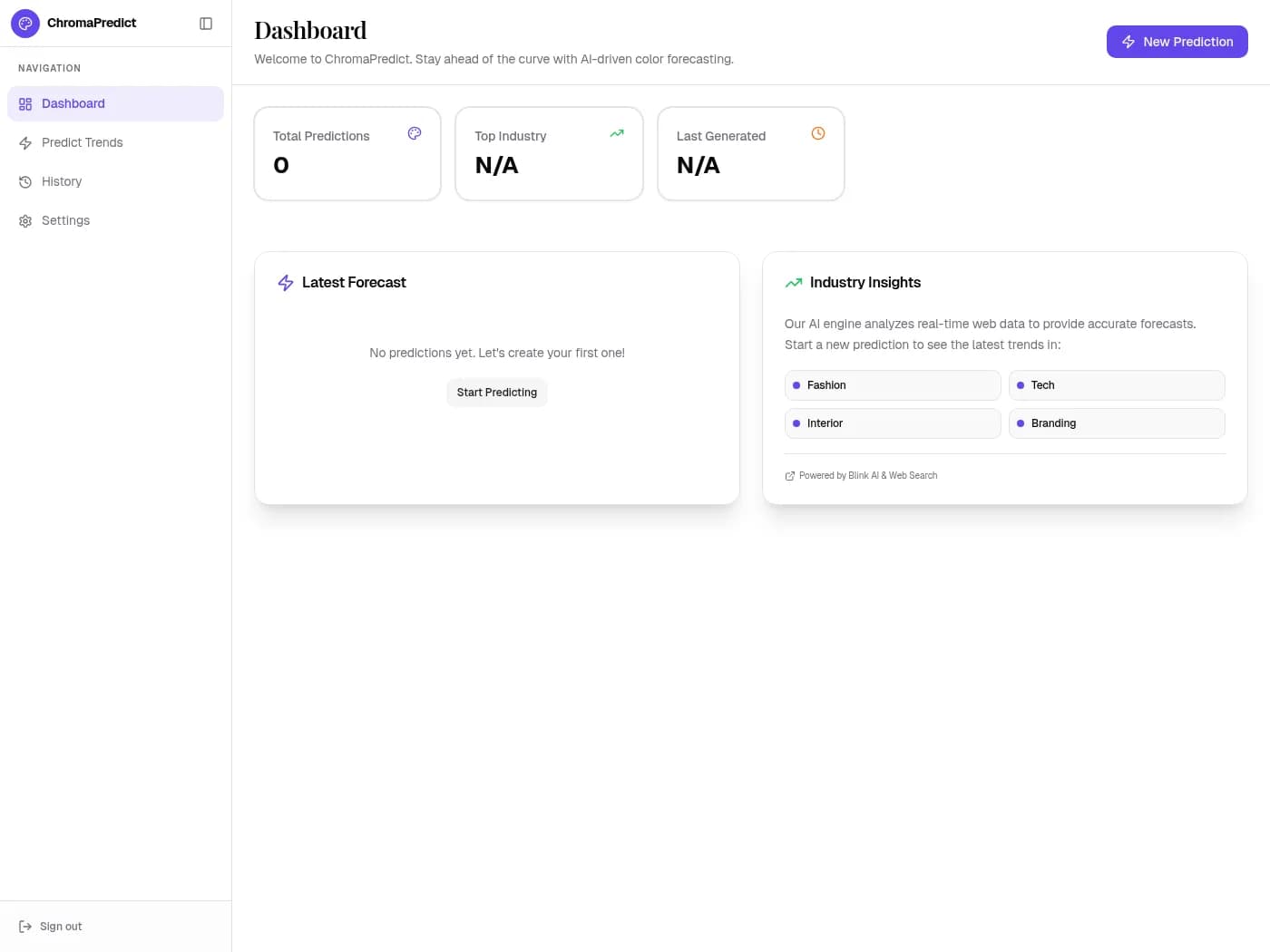 Color Trend Predictor