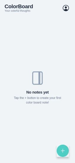 ColorBoard Notes App